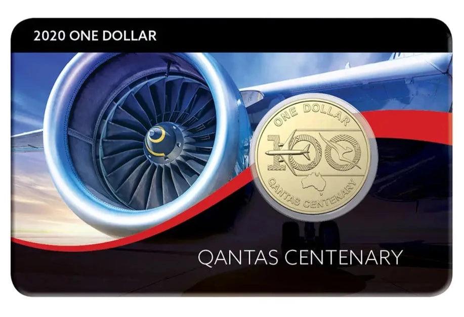 2020 Qantas Centenary $1 Al-Br Coin Pack – Loose Change Coins