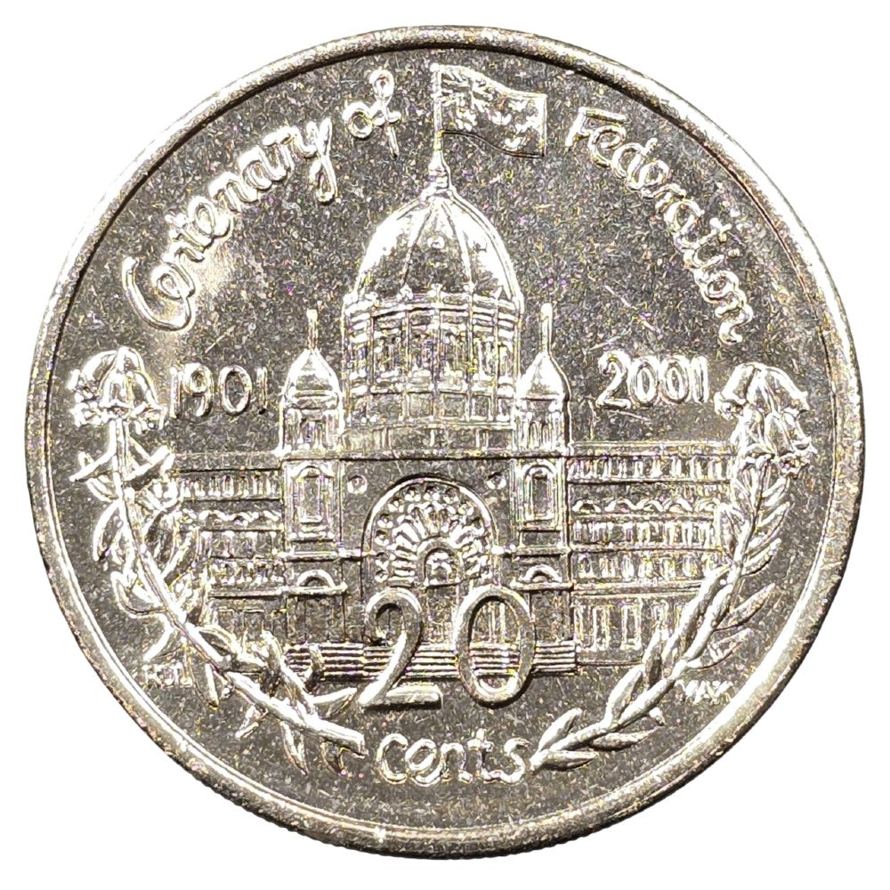 2001 The Centenary of Federation 20 Cent Coins – Loose Change Coins