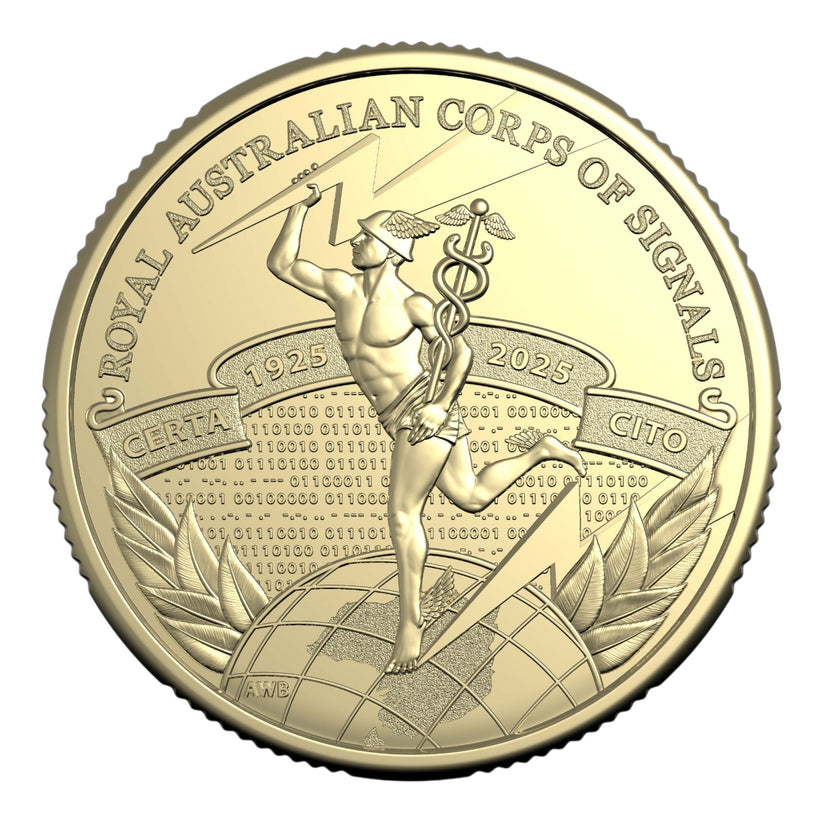 2025 $1 Uncirculated Coin - Centenary of Royal Australian Corps of Sig ...