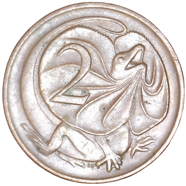 1982 Australian 2 Cent Coin – Loose Change Coins