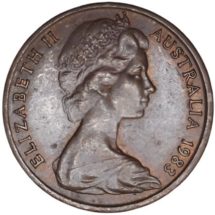 1983 Australian 1 Cent Coin – Loose Change Coins