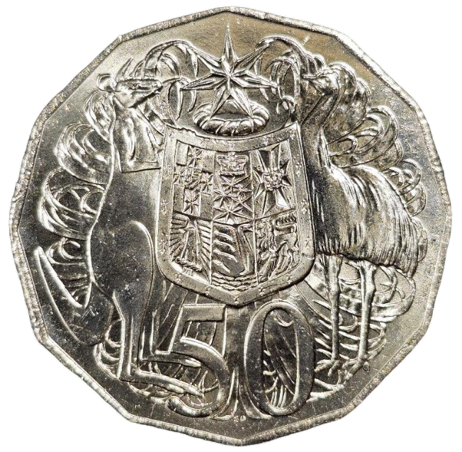 2016 50c coin - 50th Anniversary of Decimal Currency - Uncirculated ...