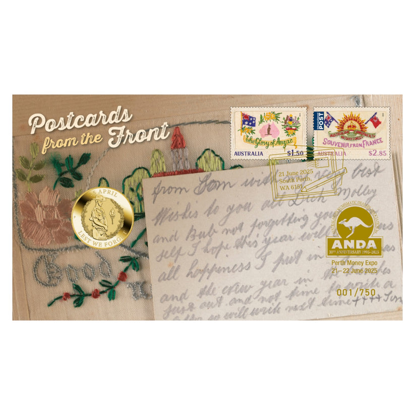 2025 PNC - ANDA Perth Money Expo - Postcards from the Front – Loose ...