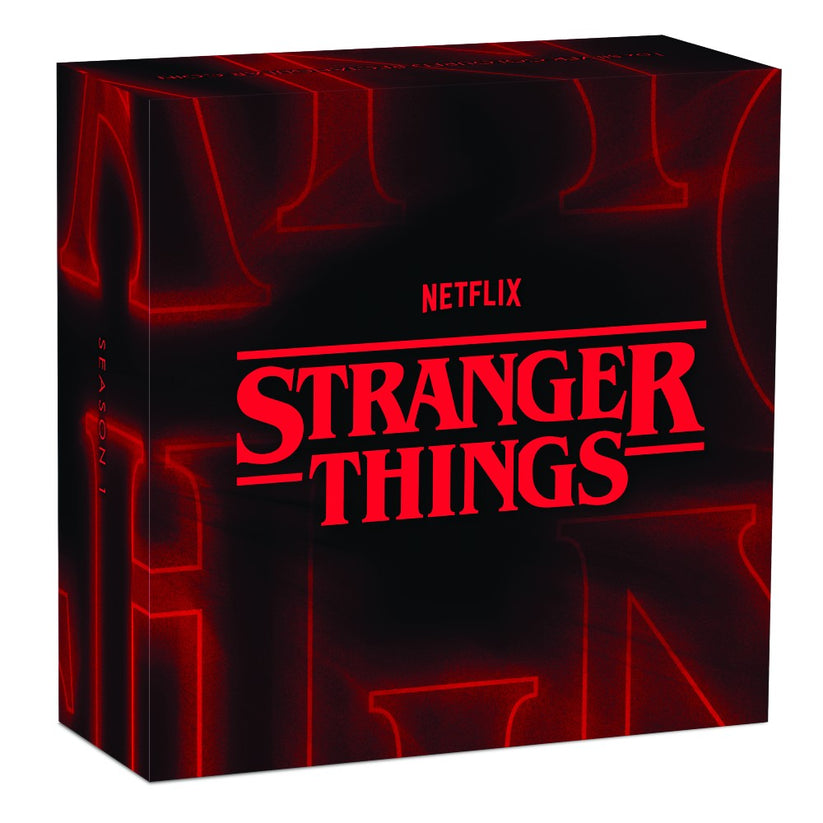 2026 1oz Silver Coloured Rectangular Coin - Stranger Things Season 1 ...