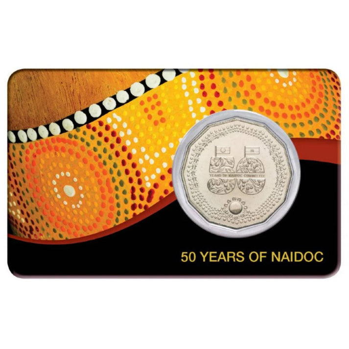 2024 NAIDOC 50th Anniversary 2024 50c Cupro-Nickel Uncirculated Coin P – Loose Change Coins