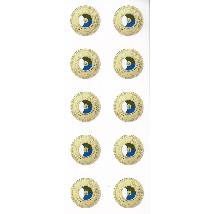 $2 Coin Tube Stickers - 10 Pack - Multiple Types Available – Loose ...