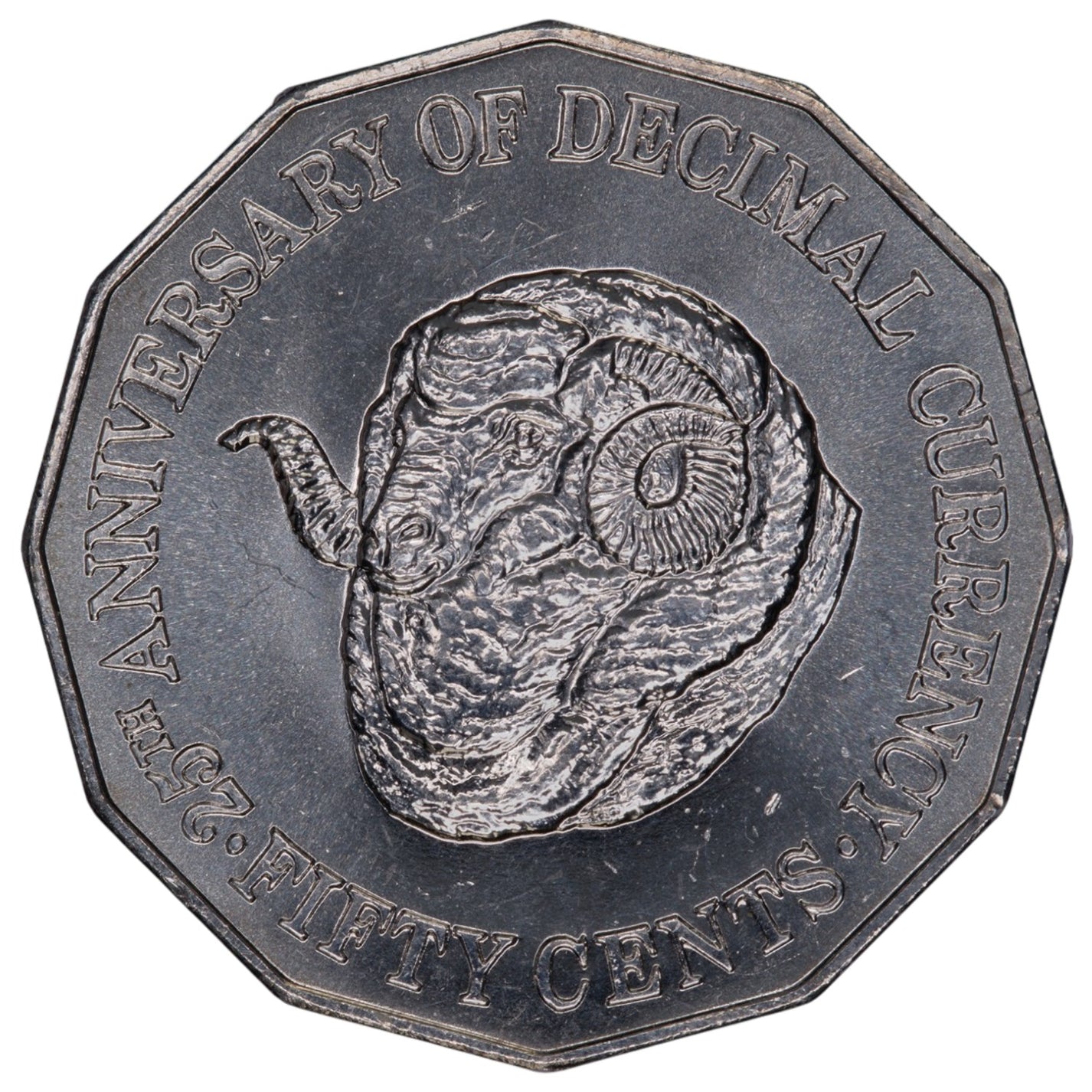 1991 50c Coin - 25th Anniversary Decimal Currency - Uncirculated ...