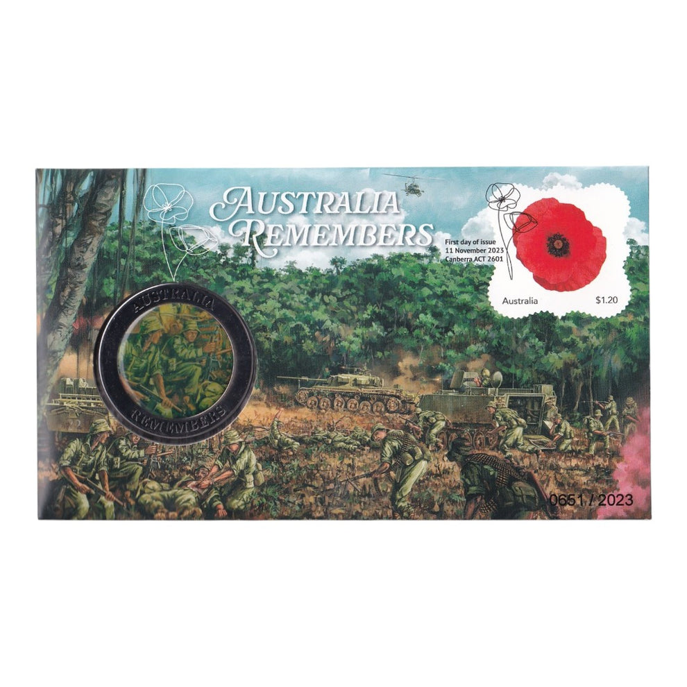 2023 PMC - Australia Remembers: Vietnam War Medallion Cover – Loose ...