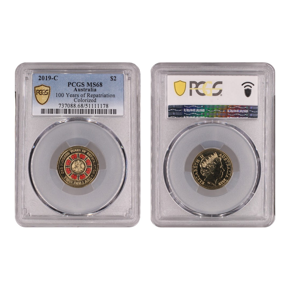 2019 $2 Coin - 100 Years of Repatriation - C Mintmark - MS68 - #511111 ...